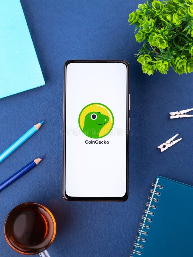 West Bangal, India - January 7, 2022 : CoinGecko Logo on Phone Screen ...