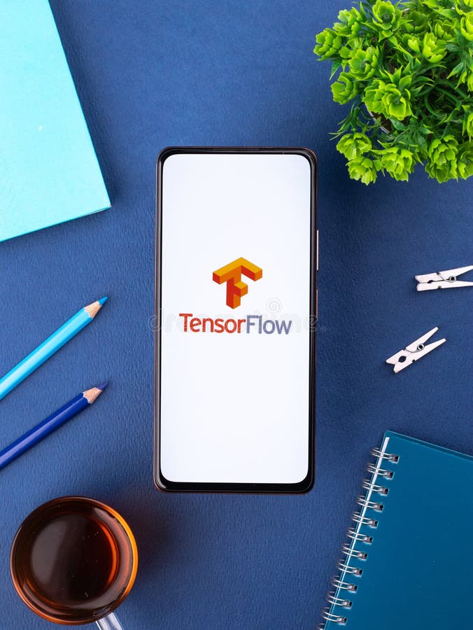 West Bangal, India - January 7, 2022 : TensorFlow Logo on Phone Screen ...