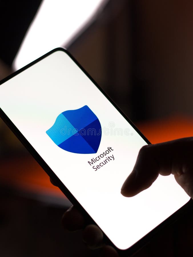 West Bangal, India - November 11, 2021 : Microsoft Security Logo on ...