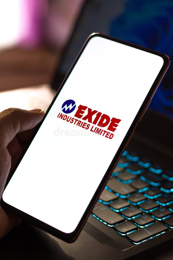 West Bangal, India - October 09, 2021 : Exide Logo on Phone Screen ...