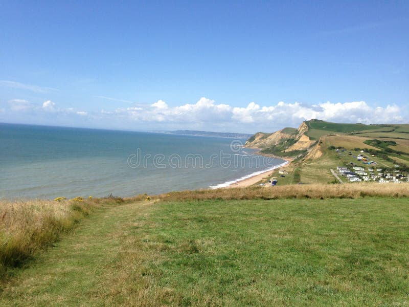 West Bay, Dorset stock image. Image of west, views, dorset - 195355815