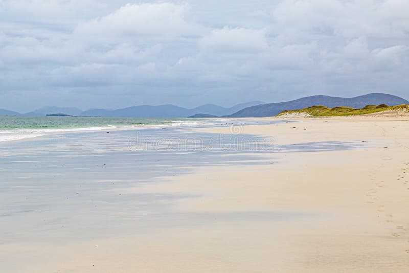 West Beach, Berneray stock image. Image of sand, geography - 158791115