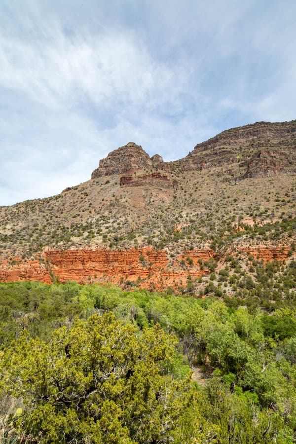 West Clear Creek Arizona in Spring. Stock Image - Image of adventure ...