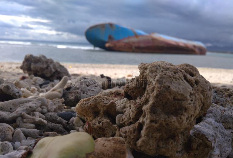 The West Coast of Pangandaran, West Java Stock Photo - Image of boat ...