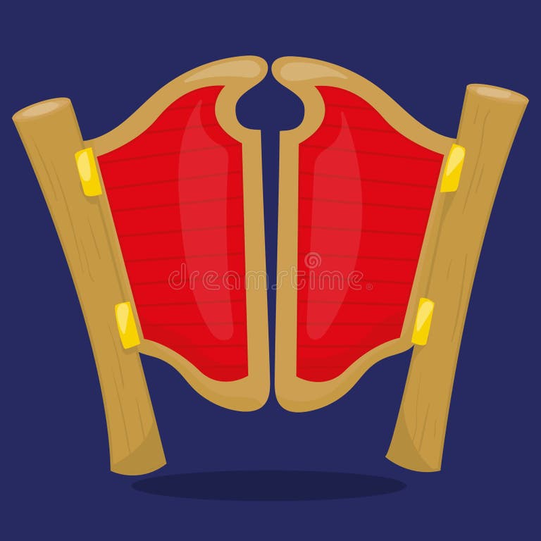 West cowboy gate 02 stock vector. Illustration of cowboy - 198992445