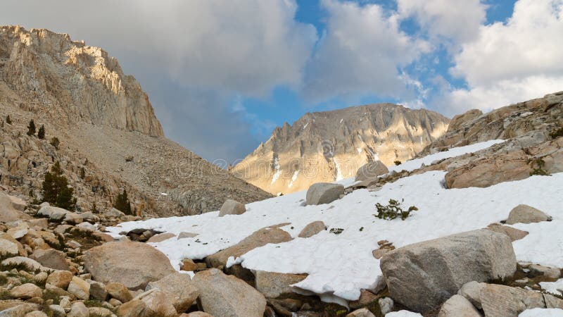 Mount Whitney West Face Panorama Stock Image - Image of outdoors ...