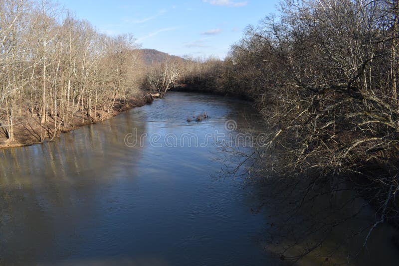 West Fork River stock photo. Image of bank, branches - 136456434