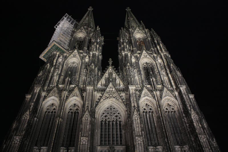 The West Front of the Cologne Cathedral Stock Photo - Image of koln ...
