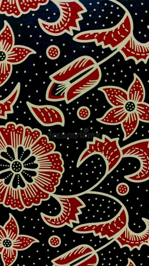 West Java Indonesia Batik Pattern - Repeat Background Stock Illustration - Illustration of ...