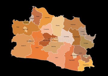 West Java Map Stock Illustrations – 106 West Java Map Stock ...