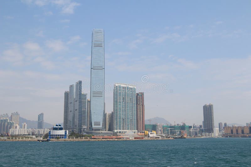 West Kowloon District, Kowloon, Hong Kong Editorial Stock Image - Image ...