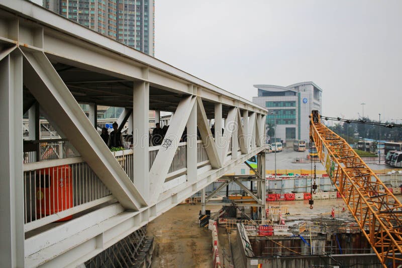 The West Kowloon Terminus Site Editorial Stock Image - Image of ...
