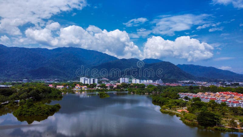 West Lake Walk View at Kampar, Perak Stock Photo - Image of tourism ...
