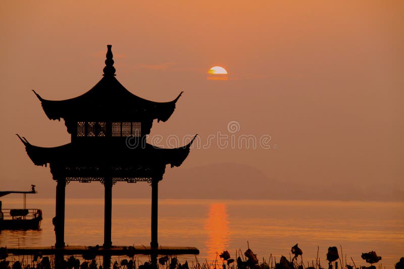 West Lake ( XiHu ) stock image. Image of romantic, relax - 12287923