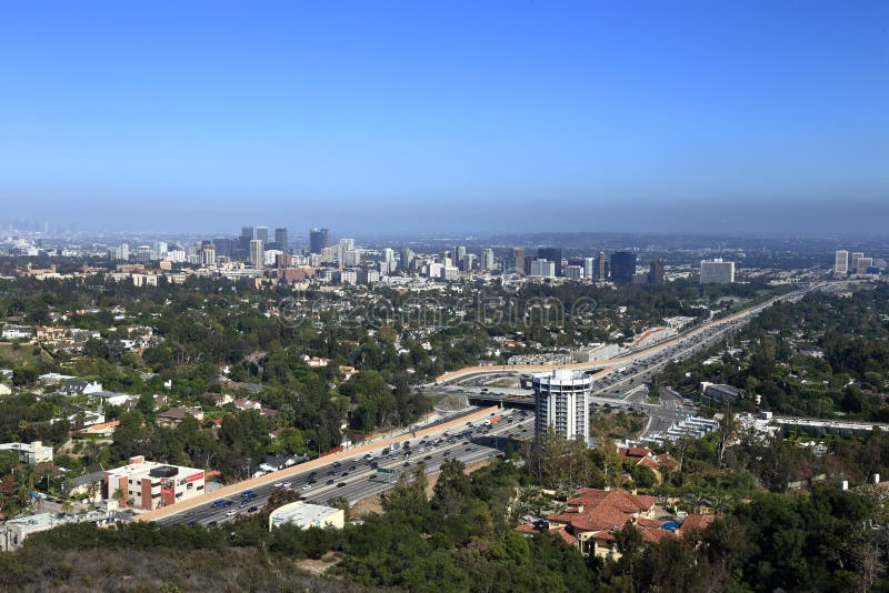 West Los Angeles stock photo. Image of angeles, skyscraper - 67173410