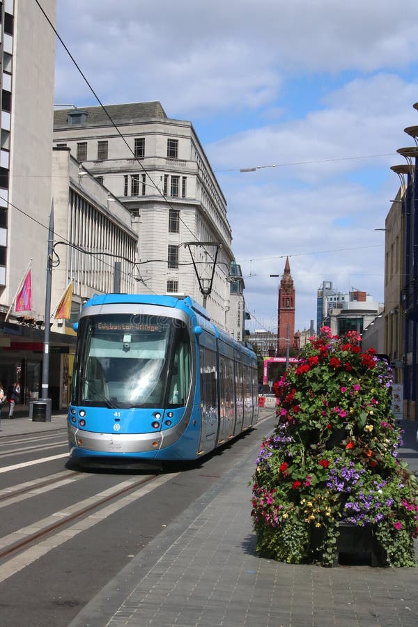 West Midlands Metro CAF Urbos 3 Tram, Birmingham Editorial Stock Image ...