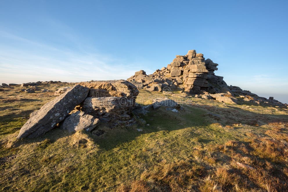 West mill tor stock image. Image of park, rock, devon - 38934999