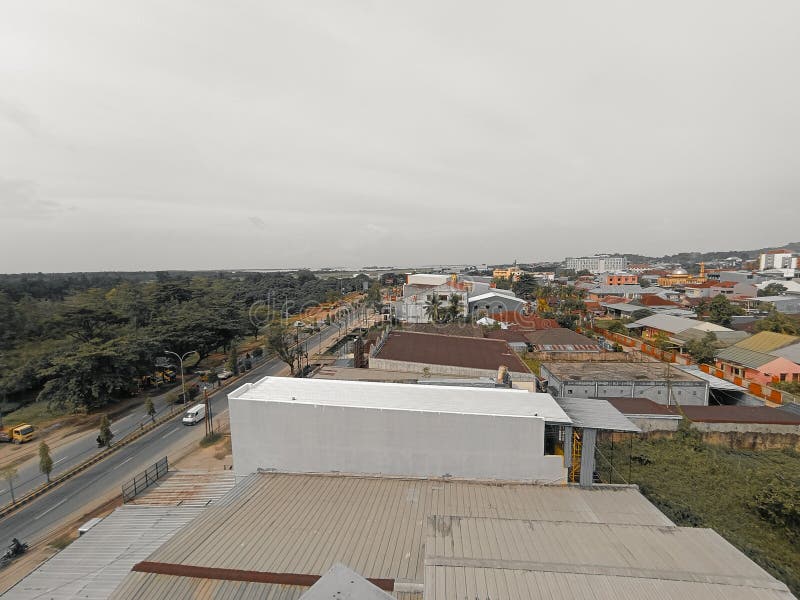 West Papua, Sorong City stock photo. Image of building - 268242672