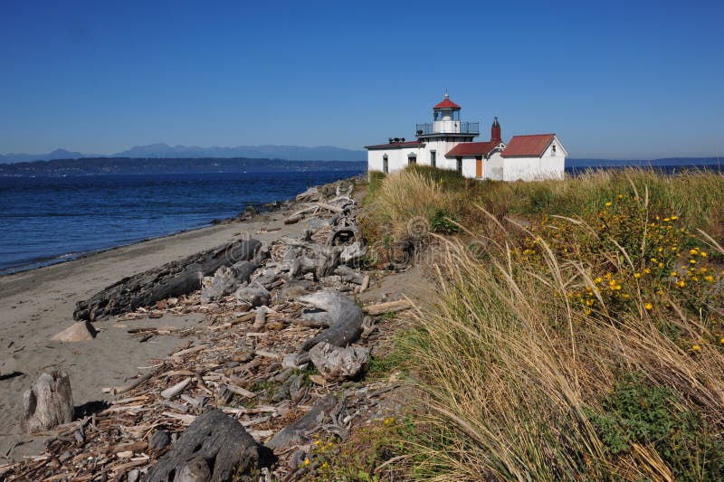 West Point Lighthouse stock image. Image of ocean, help - 11439425