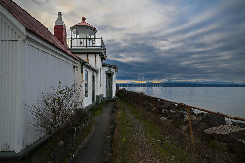 West Point Lighthouse stock photo. Image of lighthouse - 375454896
