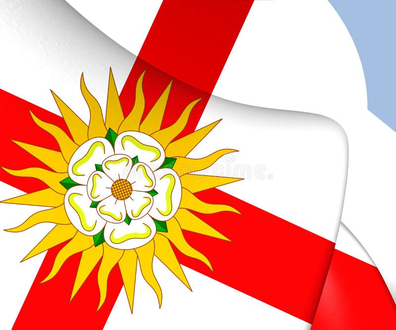 Yorkshire Flag, United Kingdom, Europe Stock Vector - Illustration of ...