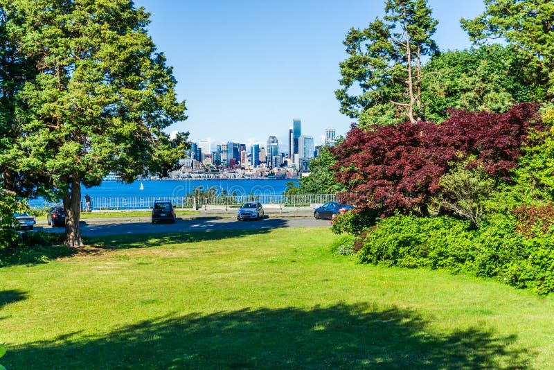 West Seatle Park View stock photo. Image of view, architecture - 224545602