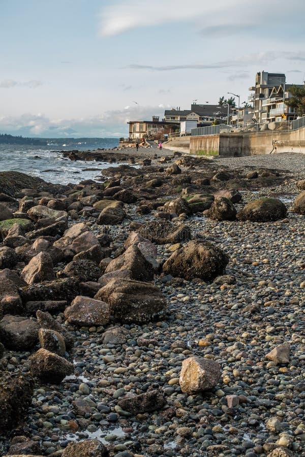 West Seattle Coast Landscape 5 Stock Image - Image of coast, west ...