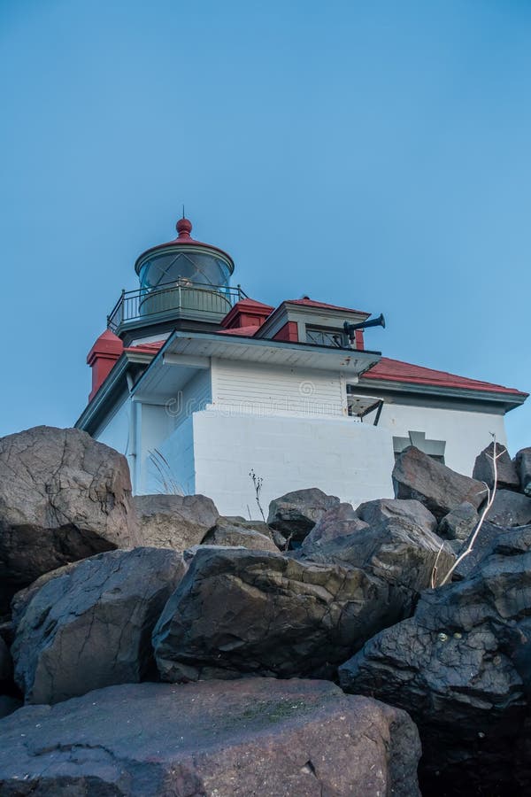 West Seattle Lighthouse 5 stock image. Image of washington - 110767887