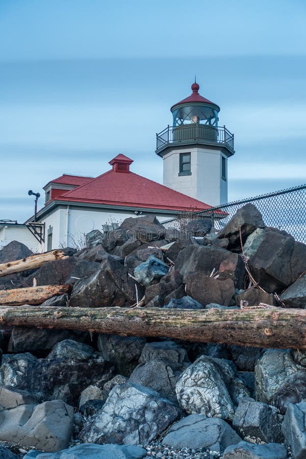 West Seattle Lighthouse stock photo. Image of outdoors - 112335984