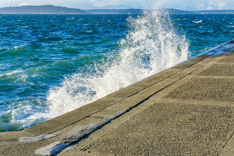 West Seattle Whitewater 6 stock photo. Image of stormy - 270452302