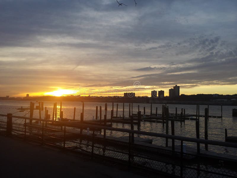 West Side Sunset stock photo. Image of skyline, sunset - 50628294