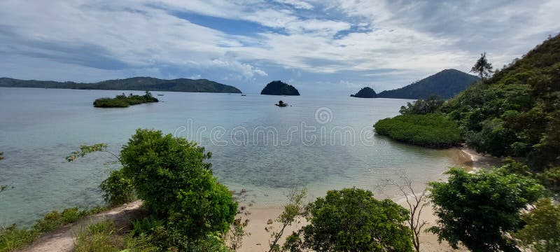 In West Sumatera Beach Beautiful Indonesia Stock Photo - Image of ...
