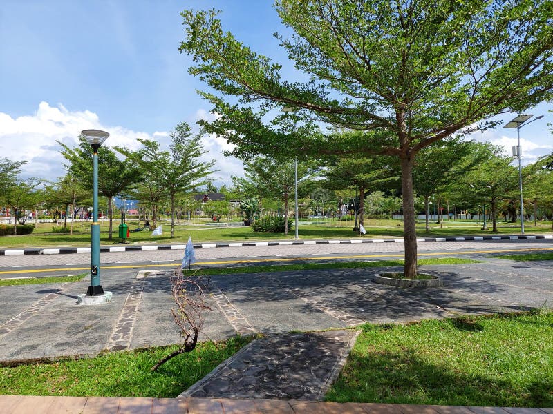 West Sumatra Great Mosque Park? Stock Image - Image of great, mosque ...