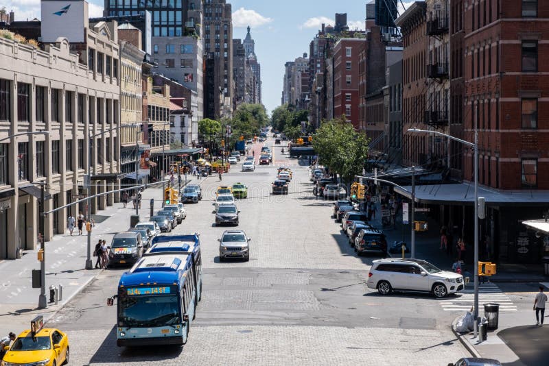 New York HighLine View editorial stock image. Image of street - 137332894