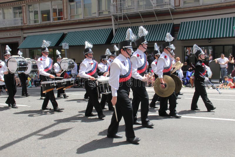 West view matching band editorial stock image. Image of marching - 55082034