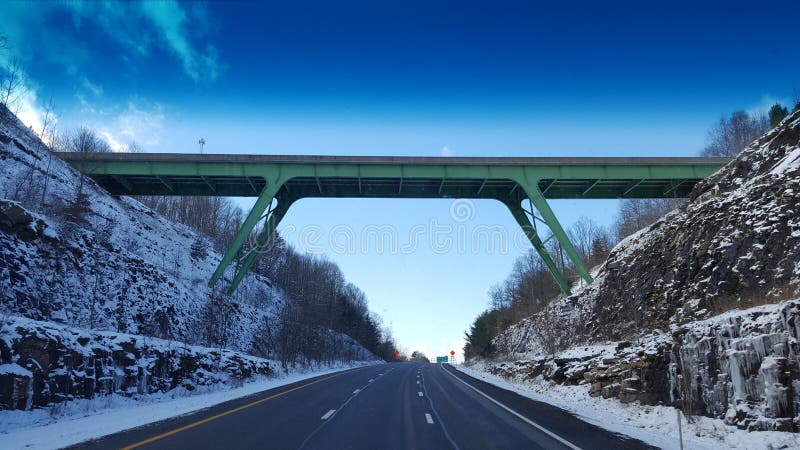 West Virginia bridge stock image. Image of virginia, mountains - 85367491