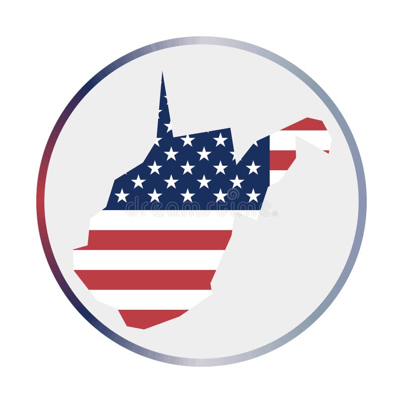 West Virginia icon. stock vector. Illustration of gradient - 213623791