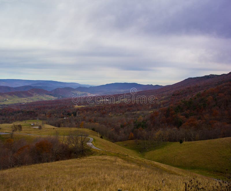 Germany Valley in Autumn, West Virginia Stock Image - Image of hills ...