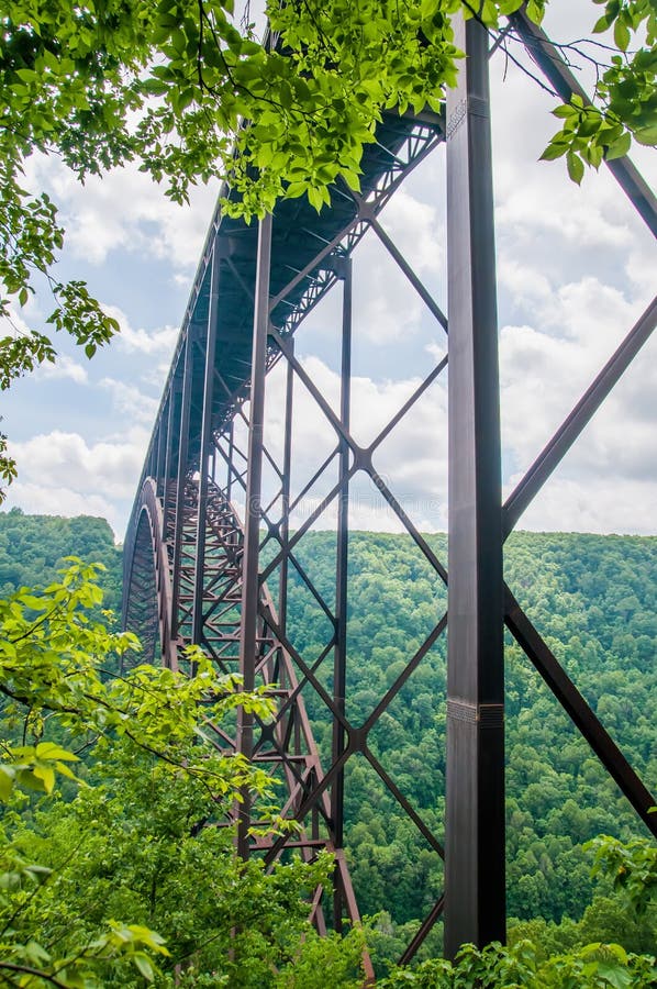 West Virginia S New River Gorge Bridge Carrying US 19 Stock Photo ...