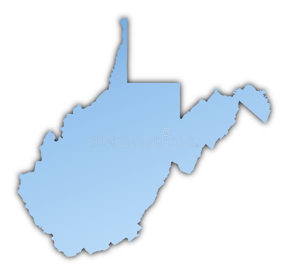 West Virginia State Shape Stock Illustrations – 818 West Virginia State ...