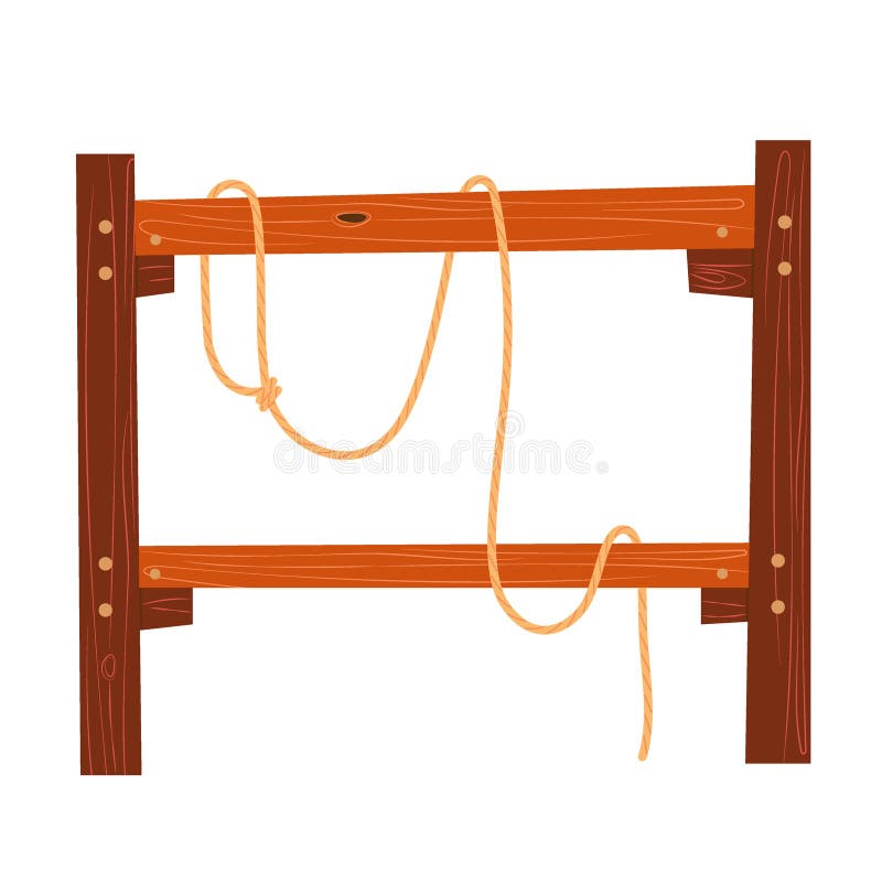 20241217west World Hitching Post Stock Vector - Illustration of ...