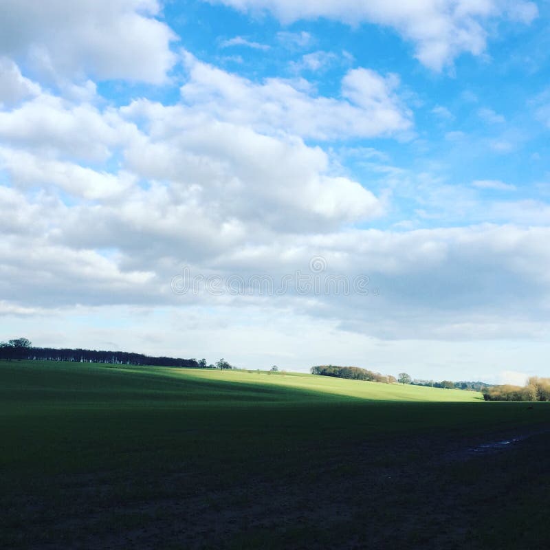 West Yorkshire Countryside Field Stock Photo - Image of walk, west ...