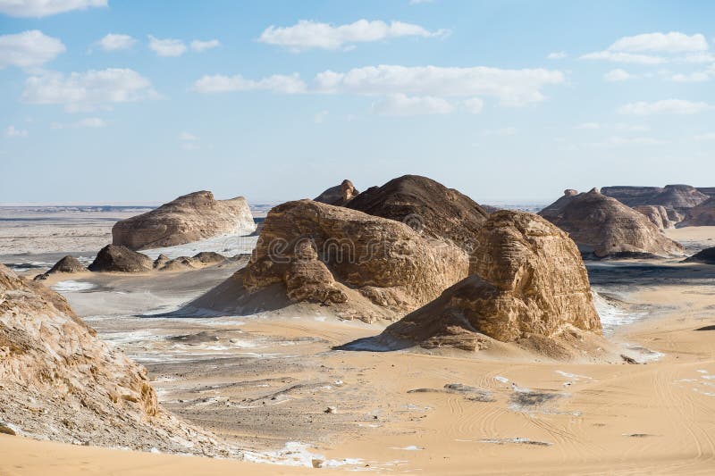 Witte Woestijn, Egypte stock foto. Image of paddestoel - 54148530