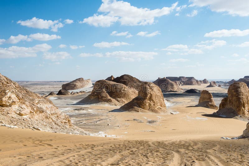 Woestijn van Egypte stock afbeelding. Image of kromme - 49855297