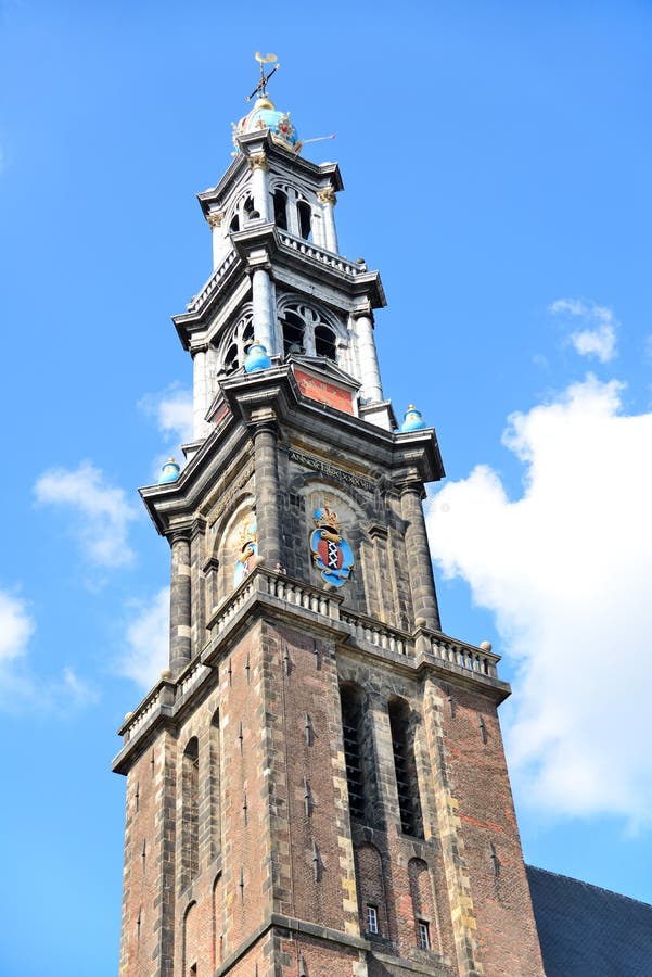 Westerkerk church stock photo. Image of outdoor, protestant - 44850910