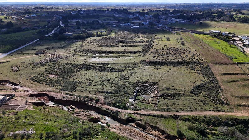 Western Archaeological Area of Cyrene,Libya Stock Image - Image of ...