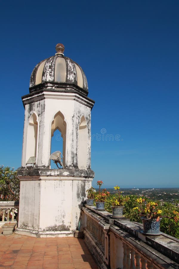 Western Architecture in Thailand. Stock Image - Image of illuminated ...