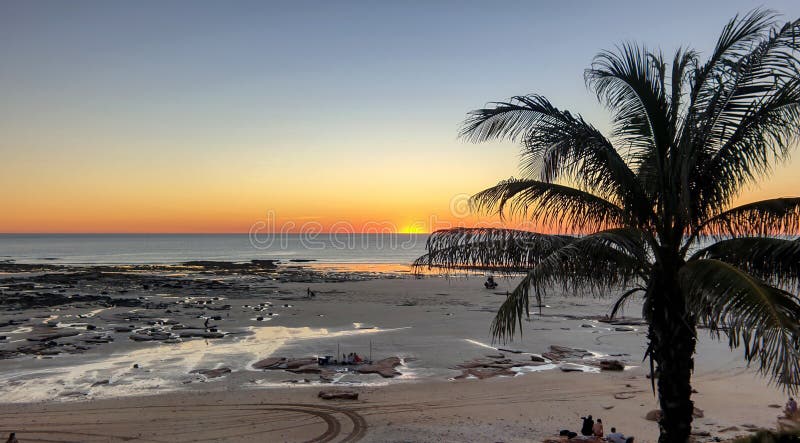 Western Australia Sunset in Broome Stock Image - Image of dawn ...