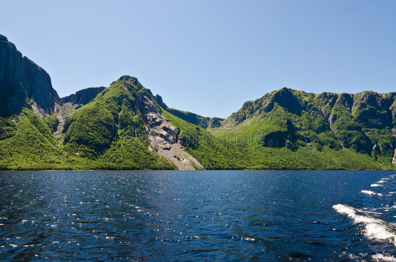 Western Brook Pond stock image. Image of outdoors, pond - 197189075