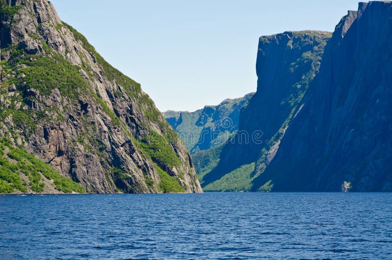 Western Brook Pond stock photo. Image of western, tourism - 267267868